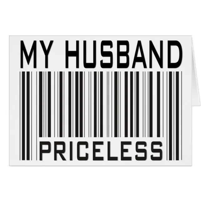 My Husband Priceless | Zazzle