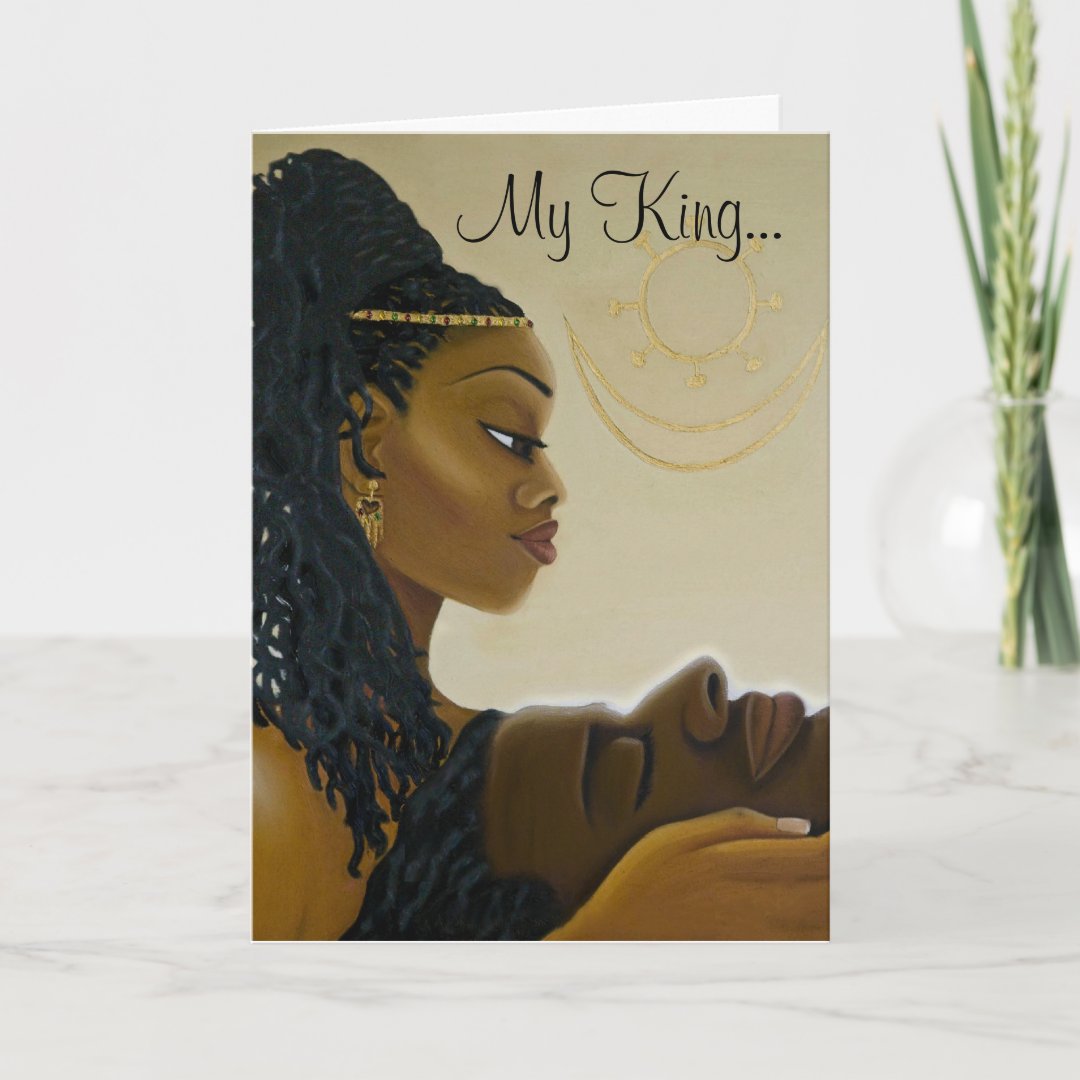'My King' Greeting Card with poem | Zazzle