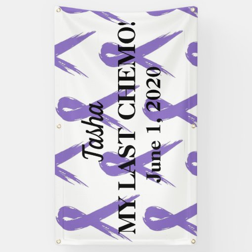 My Last Chemo celebration banner | Zazzle