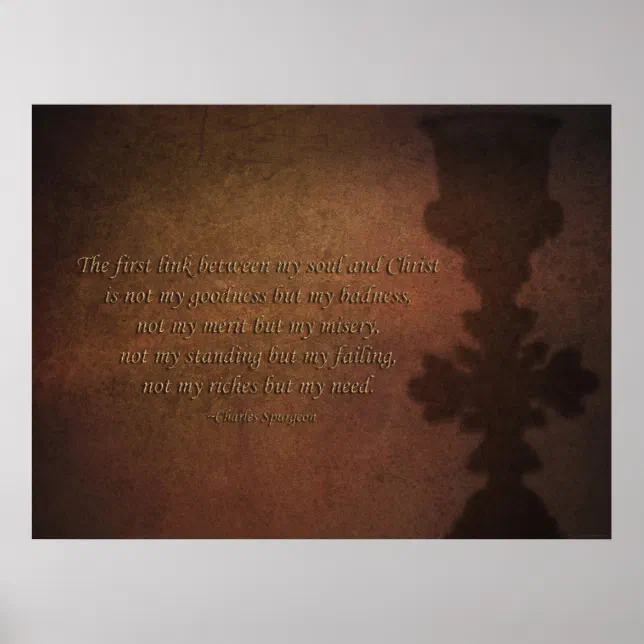 My Link to Christ Poster | Zazzle