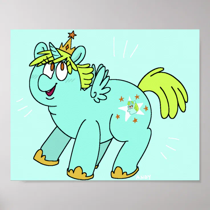 My Little Pony Alicorn Whoa Nelly Poster | Zazzle