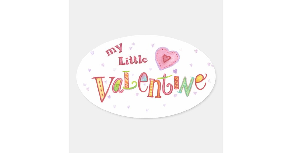 My Little Valentine Stickers | Zazzle