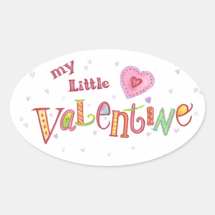My Little Valentine Stickers | Zazzle.com
