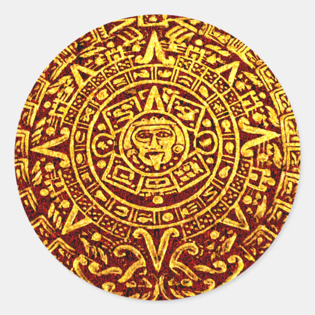 My Mayan Calendar (Round Stickers) Classic Round Sticker | Zazzle