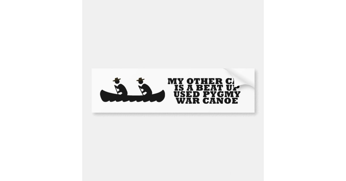 My other car - Bumper sticker | Zazzle