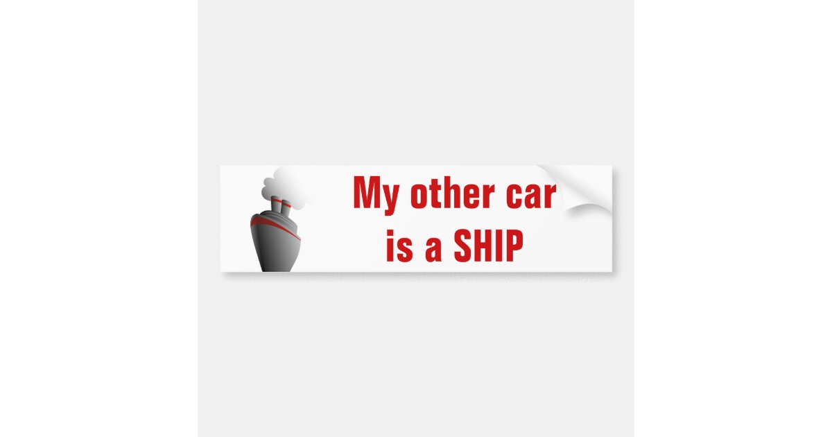 My Other Car bumper sticker | Zazzle