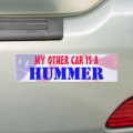 My Other Car is a Hummer Bumper Sticker | Zazzle