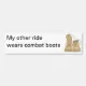 My other ride bumper sticker | Zazzle