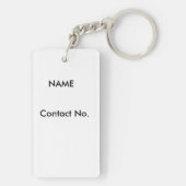 My Pet/s are Home Alone Double Sided Key Chain | Zazzle