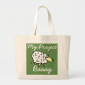 "My Project Baaag" Sheep Cartoon Project Bag | Zazzle