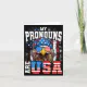 My Pronouns Are Usa Patriotic Eagle Funny 4th Of J Card | Zazzle
