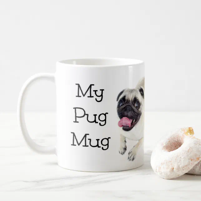 My Pug Mug Cute Dog Mug | Zazzle