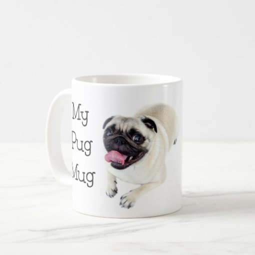 My Pug Mug Cute Dog Mug | Zazzle