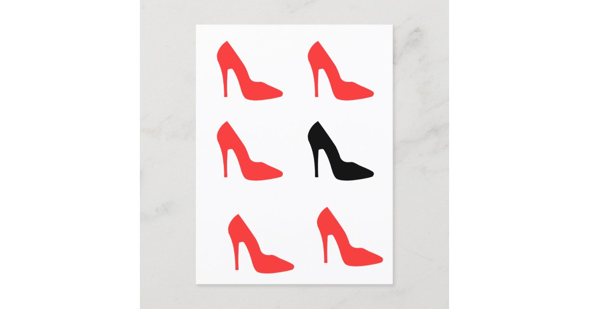 My Red Shoe Postcard | Zazzle
