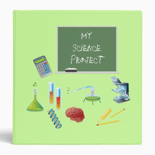 My Science Project/Customizable Binder | Zazzle