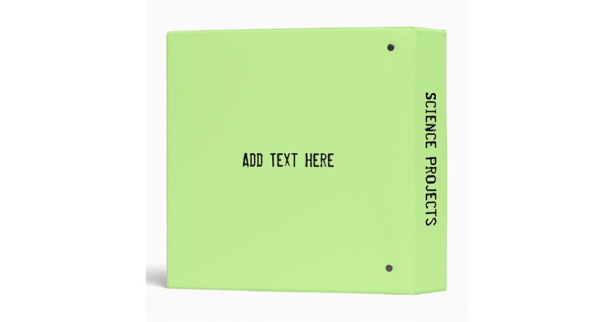My Science Project/Customizable Binder | Zazzle.com