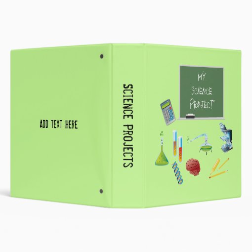 My Science Project/Customizable Binder | Zazzle