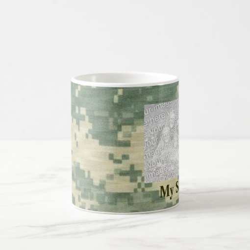 My Soldier Custom Personalized Military Coffee Mug | Zazzle