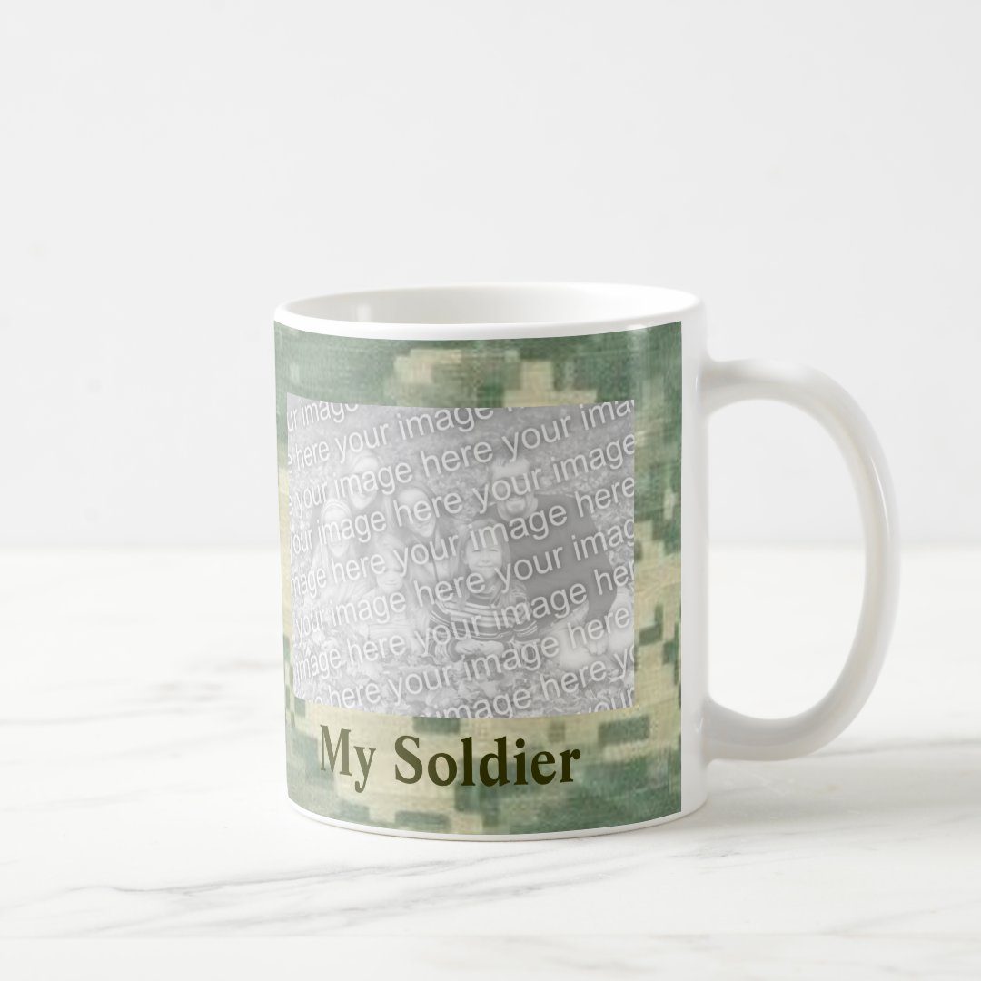 My Soldier Custom Personalized Military Coffee Mug | Zazzle