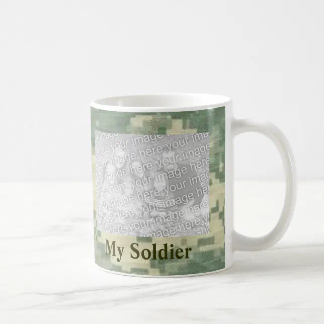 My Soldier Custom Personalized Military Coffee Mug | Zazzle
