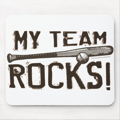 My Team Rocks! Mousepad | Zazzle