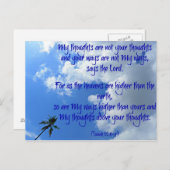 My thoughts postcard | Zazzle