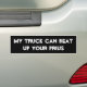 my truck can beat up your prius bumper sticker | Zazzle