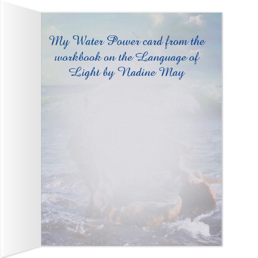 My Water Power Card | Zazzle