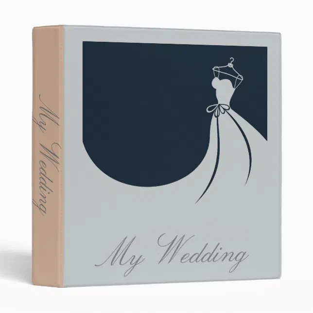 My Wedding Elegant memories and inspiration folder | Zazzle