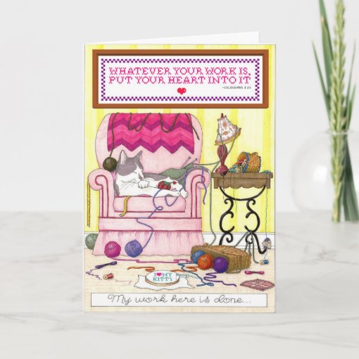 My Work Here is Done Birthday Card | Zazzle