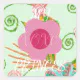 My XOXO Little Princess Floral Art Print Design Square Sticker | Zazzle