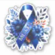 Myalgic Encephalomyelitis ME/CFS Awareness Ribbon Sticker | Zazzle