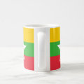 Myanmar Flag Ceramic Mug | Zazzle