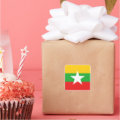 Myanmar Flag Sticker | Zazzle
