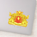 Myanmar National Seal Patriotic Sticker | Zazzle