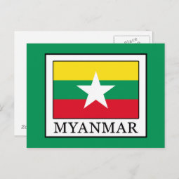Myanmar Postcard | Zazzle