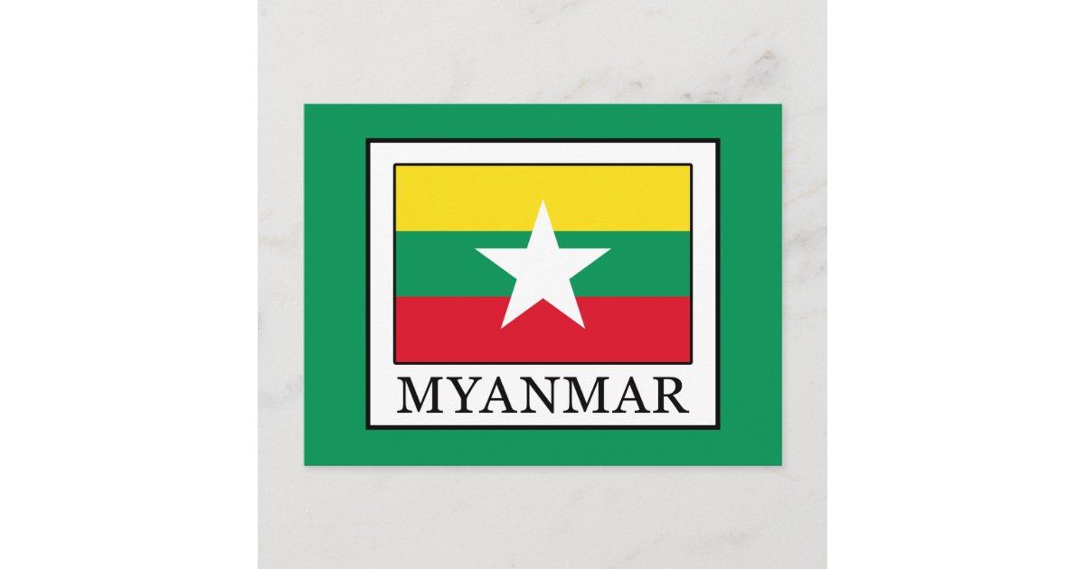 Myanmar Postcard | Zazzle