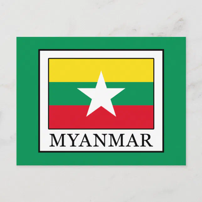 Myanmar Postcard | Zazzle