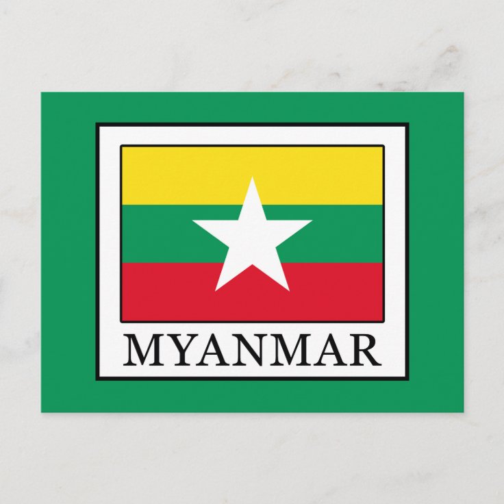 Myanmar Postcard | Zazzle