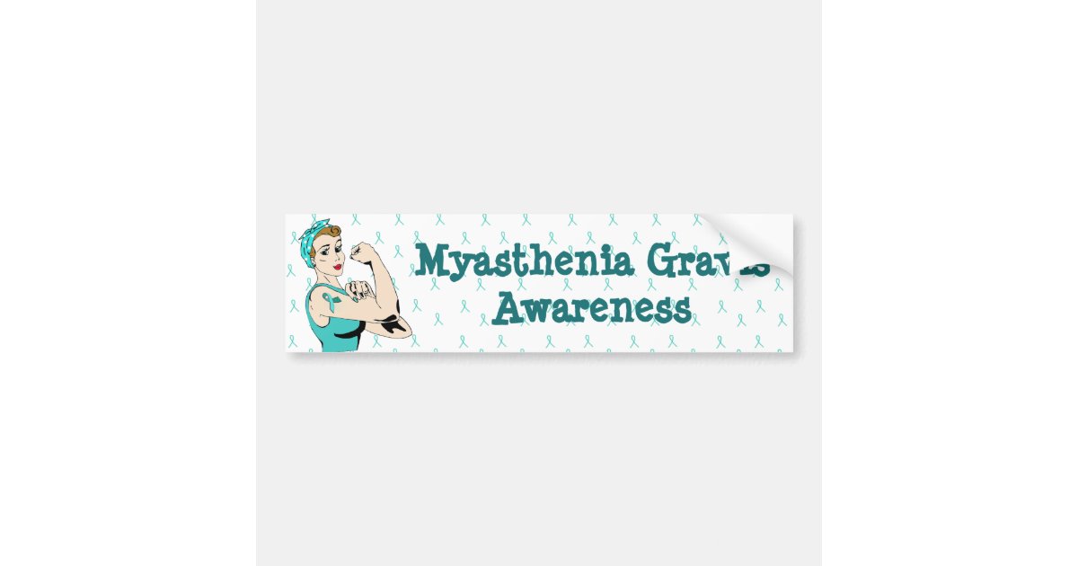 Myasthenia Gravis Awareness Bumper Sticker | Zazzle