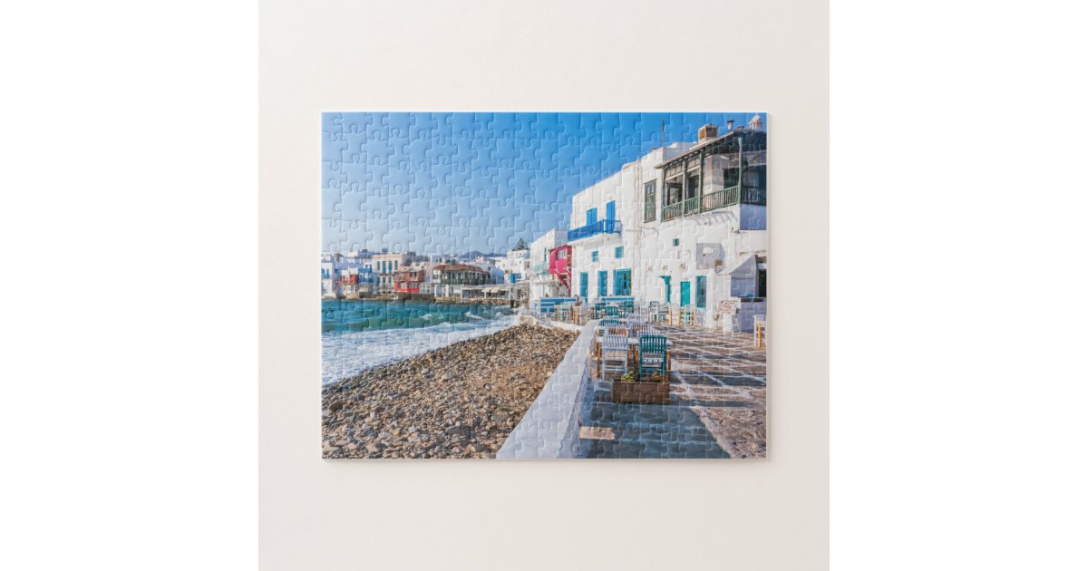 Mykonos, Greece Jigsaw Puzzle | Zazzle
