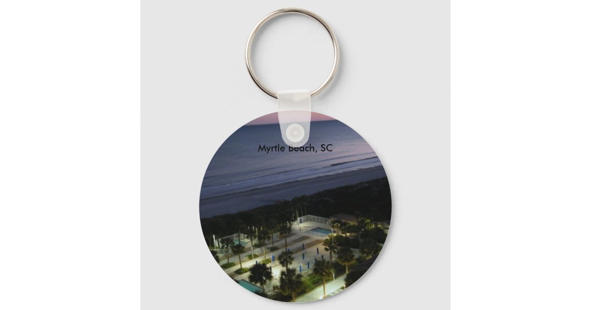 "MYRTLE BEACH, SC" KEYCHAIN | Zazzle