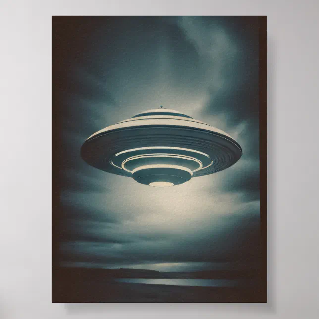 Mysterious UFO Poster | Zazzle