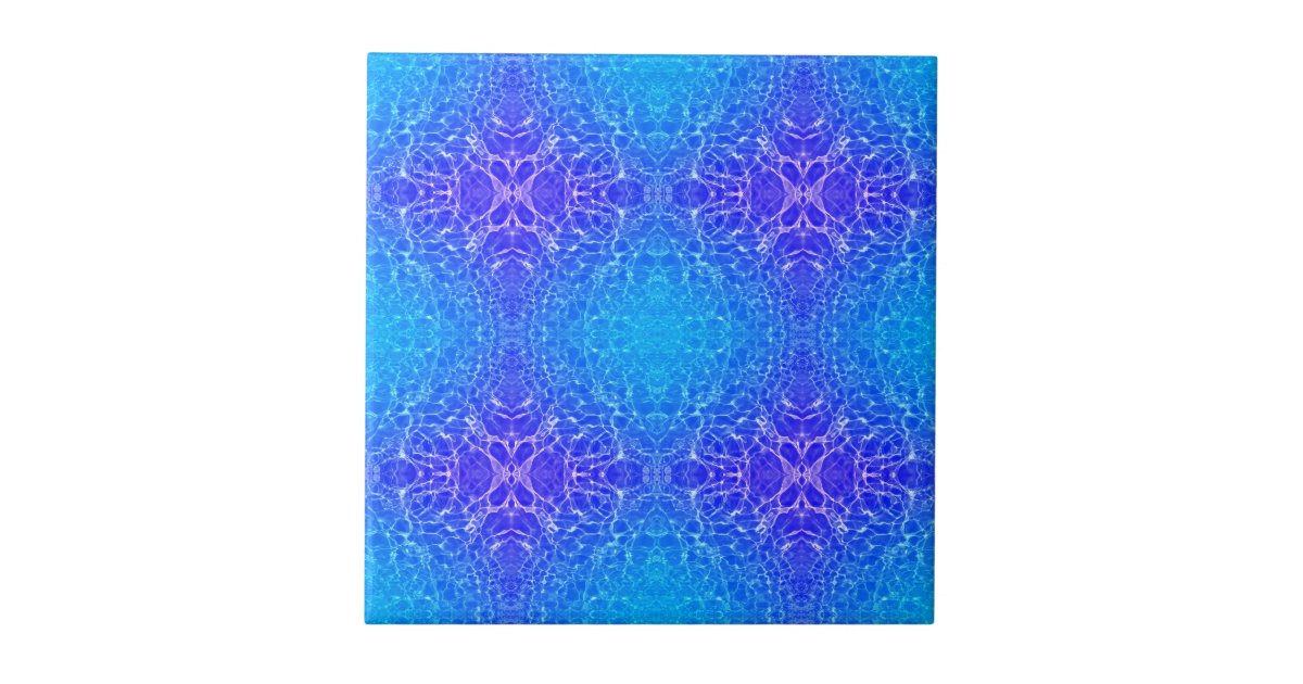 Mysterious Water Pattern Ceramic Tile | Zazzle