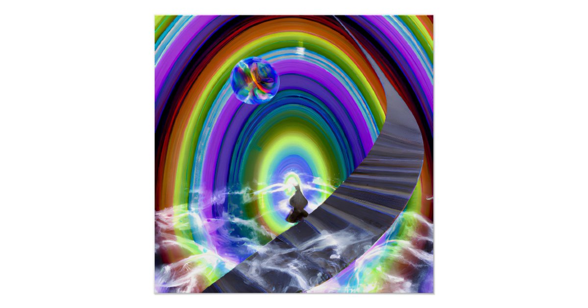Mystery Figure at the Inter-Dimensional Stargate Poster | Zazzle