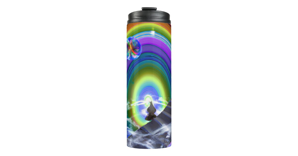 Mystery Figure at the Inter-Dimensional Stargate Thermal Tumbler | Zazzle