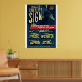 Mystery of the Unknown Sign. Poster. Poster | Zazzle