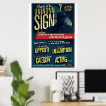 Mystery of the Unknown Sign. Poster. Poster | Zazzle