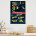 Mystery of the Unknown Sign. Poster. Poster | Zazzle