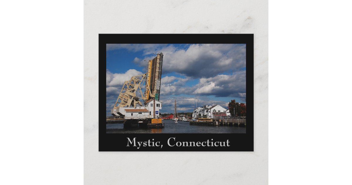 mystic 2009 copy, Mystic, Connecticut Postcard | Zazzle